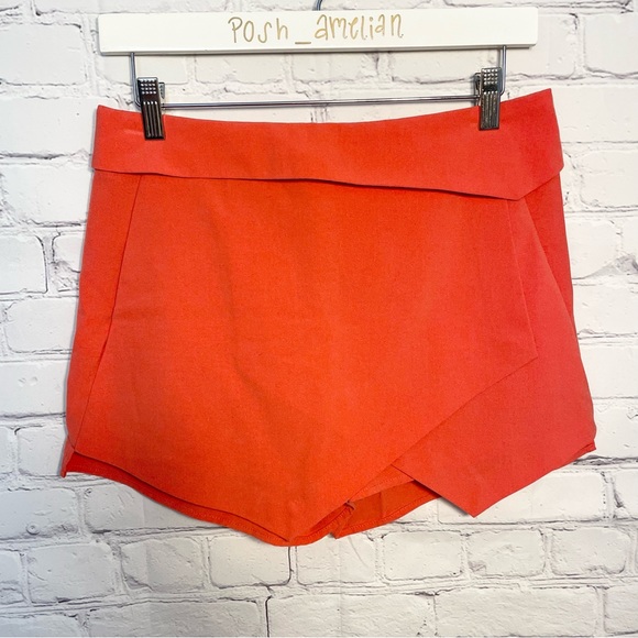 Mossimo Supply Co. | Shorts | Mossimo Coral Orange Envelope Style Mini ...